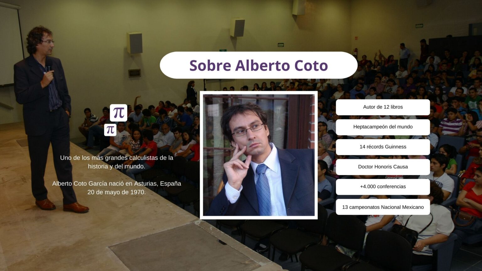 Descubre más sobre Alberto Coto - Calculistas de la historia
