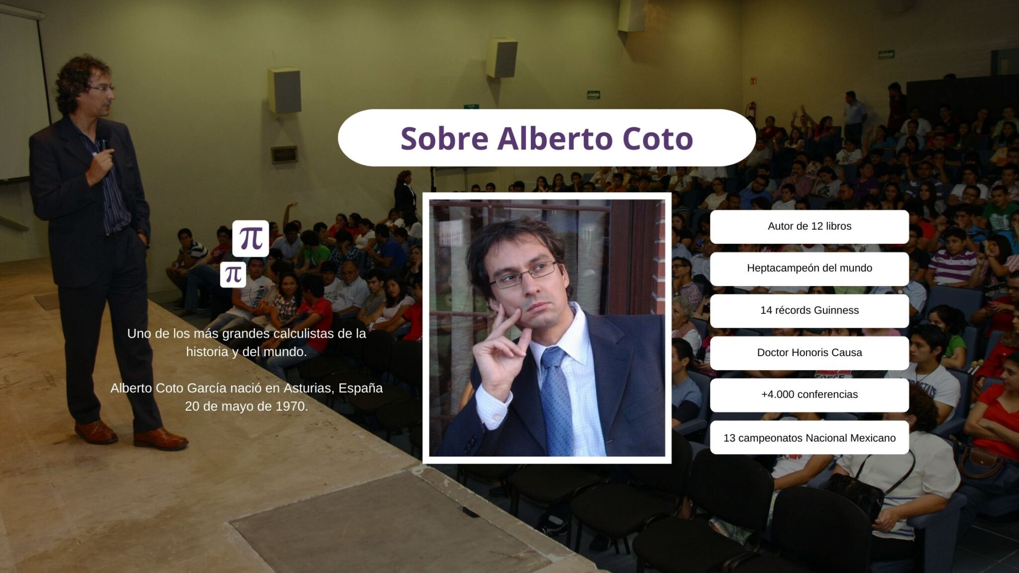 Descubre más sobre Alberto Coto - Calculistas de la historia