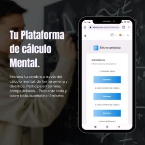 Plataforma cálculo mental para niños